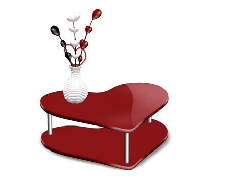 Second Life Marketplace - 3. L2L Dear Heart Table with Vase [resize]